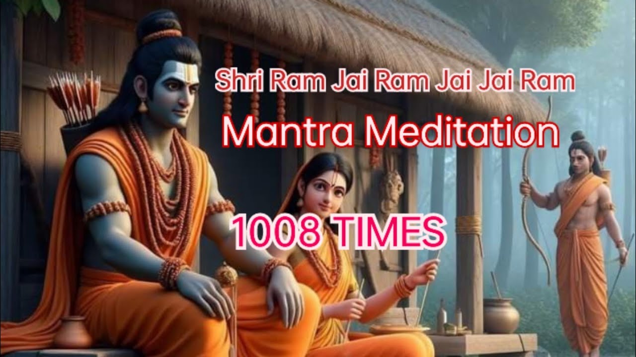 Sri Ram Jai Ram Jai Jai Ram | 108 Times | Chanting Mantra - YouTube