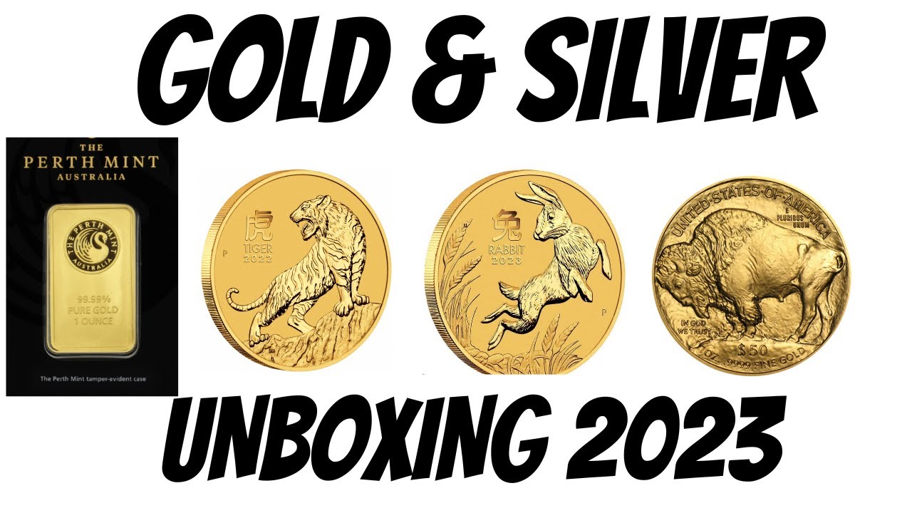 20,000$ GOLD AND SILVER UNBOXING 2023. #gold #unboxing #apmex # ...