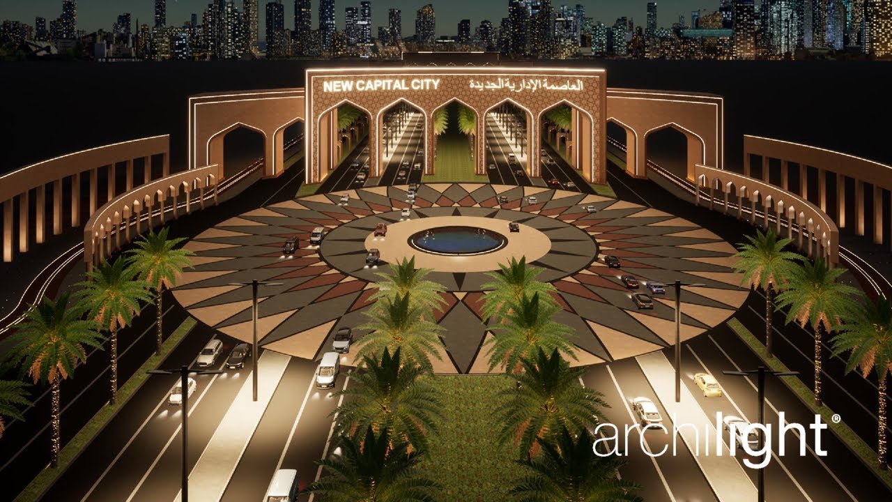Gates of the New Capital of Egypt | 2021 - YouTube