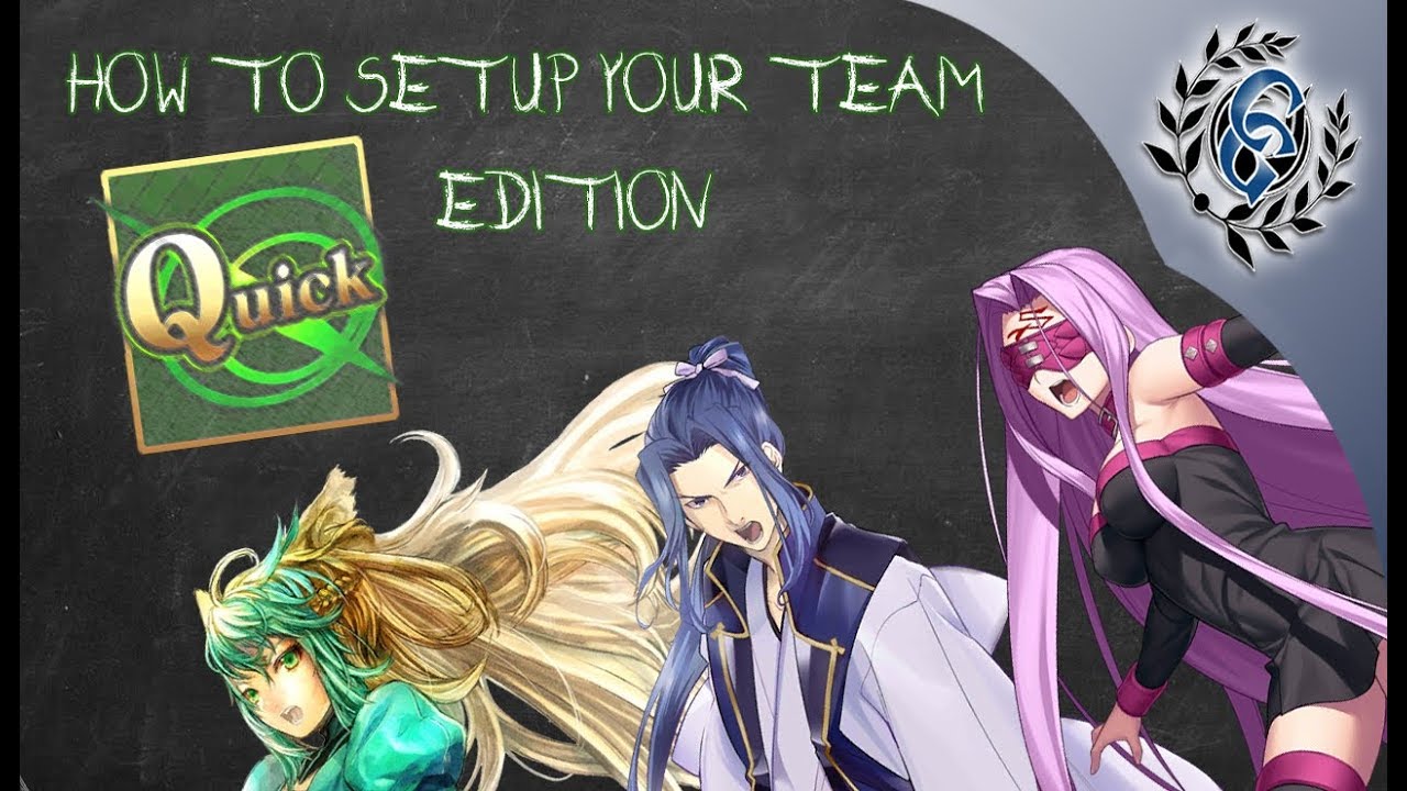 Chaldea Gurus: How to Setup Your Team: Quick Edition - YouTube