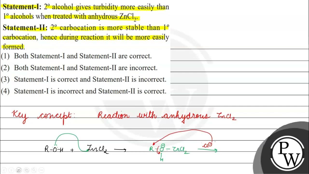 (1) Both Statement-I and Statement-II are correct. (2) Both Statement-I and Statement-II are inc ...