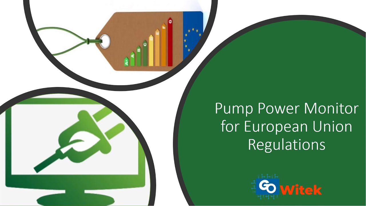 Pump power monitor for European Union Regulations - YouTube