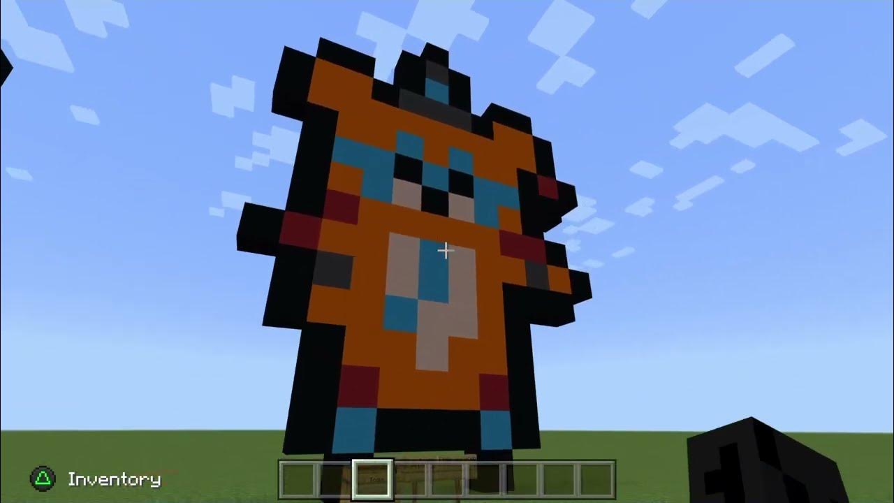 Glamerock freddy pixel art tutorial - YouTube