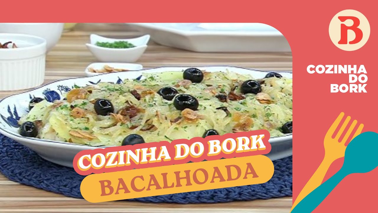 BACALHOADA SIMPLES com batata e cebola | Daniel Bork | Band Receitas ...