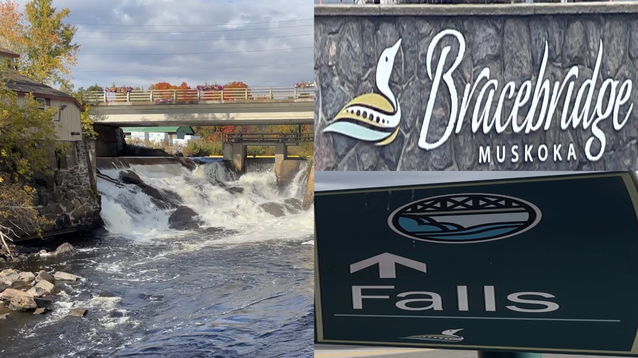 BRACEBRIDGE FALLS// THINGS TO DO AT MUSKOKA - YouTube