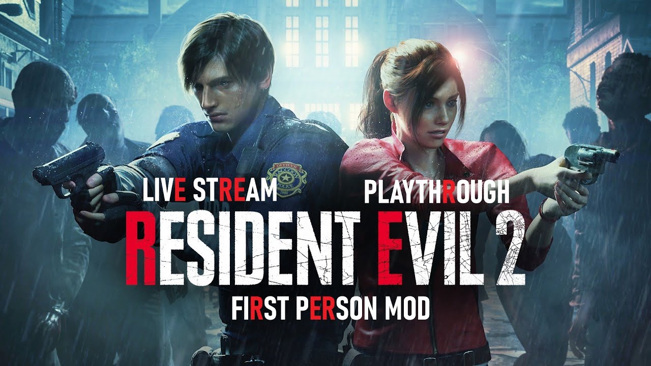 Resident Evil 2 Remake First Person Mod - Leon Standard (Live Stream ...