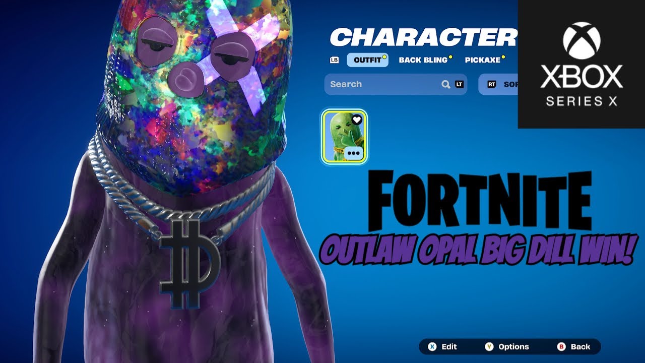 FORTNITE OUTLAW OPAL BIG DILL WIN! XBOX CHAPTER 6 SEASON 2 - YouTube