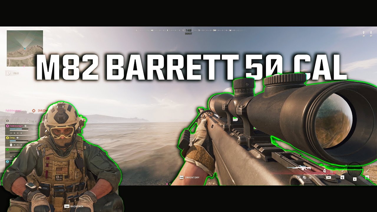 M82 BARRETT 50. CAL ! (WARZONE) - YouTube