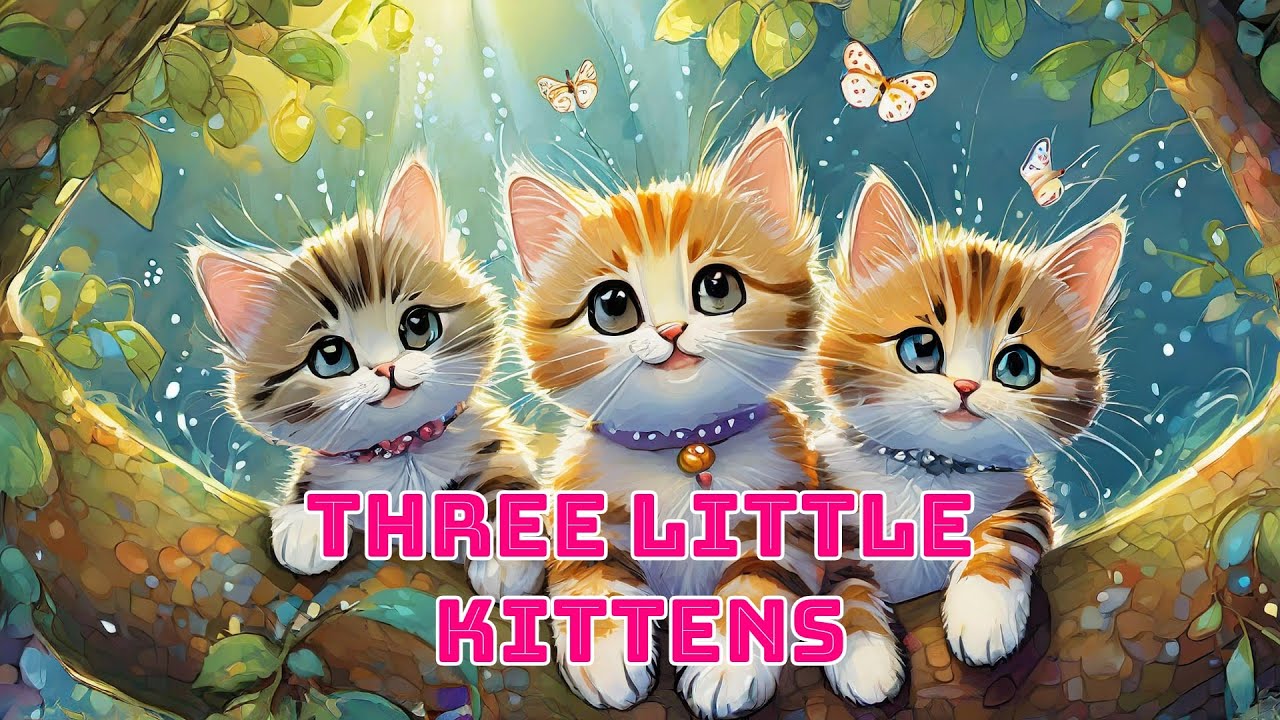 3 Little Kittens Meow | Nursery Rhymes & Kids Songs for Children ...