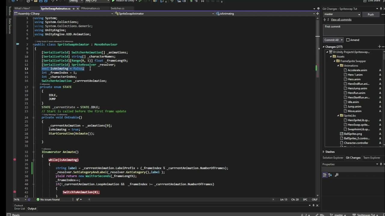 Seamless character swapping using frame by frame animation - YouTube