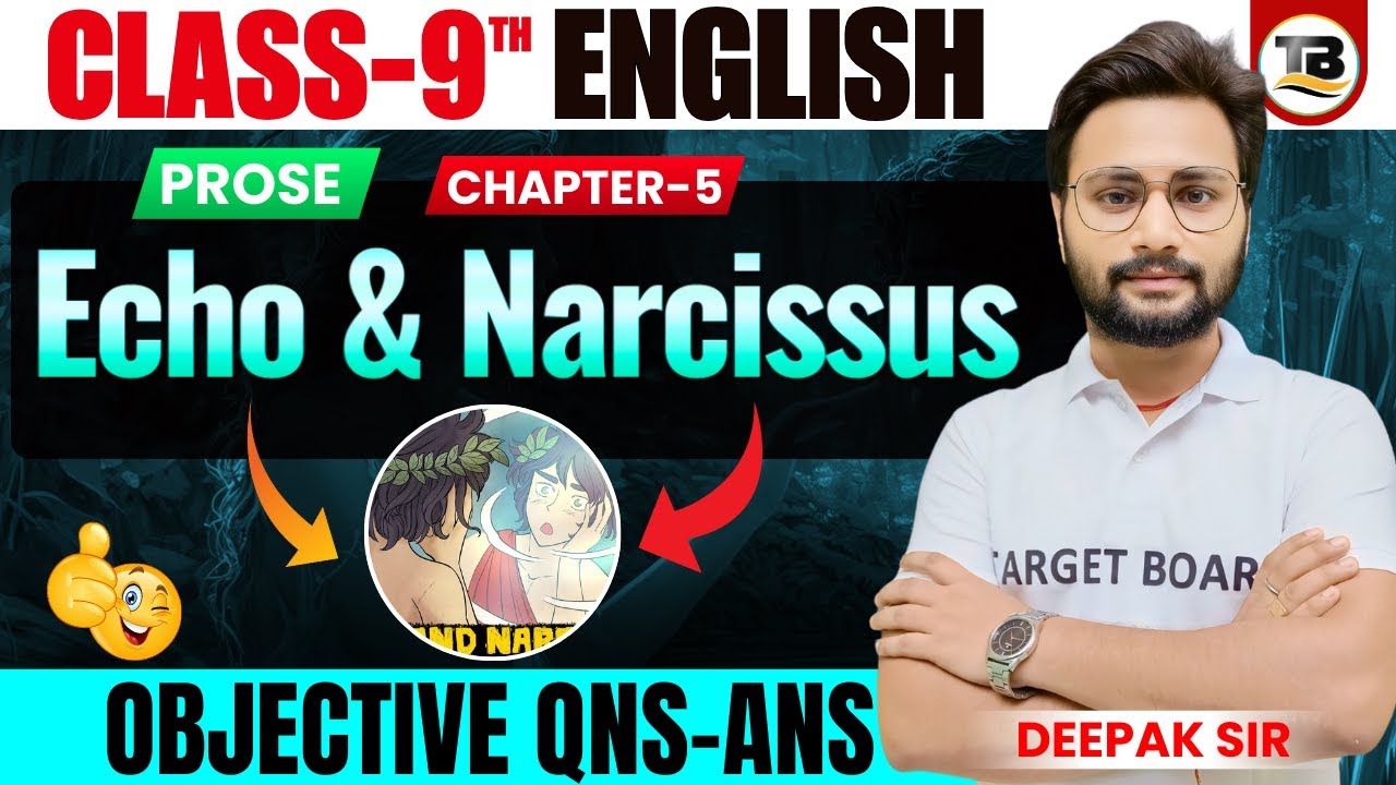 English Prose class 9th Chapter 5 bihar board | echo & Narcissus| Class 9th English Bihar Board ...