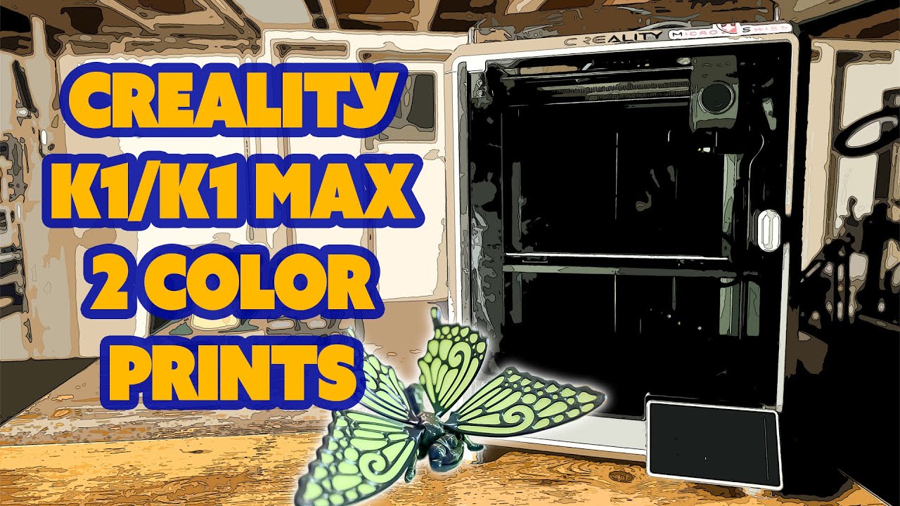 K1/K1 Max 2 Color 3D Prints Using Creality Print!! #3DPrinting - YouTube
