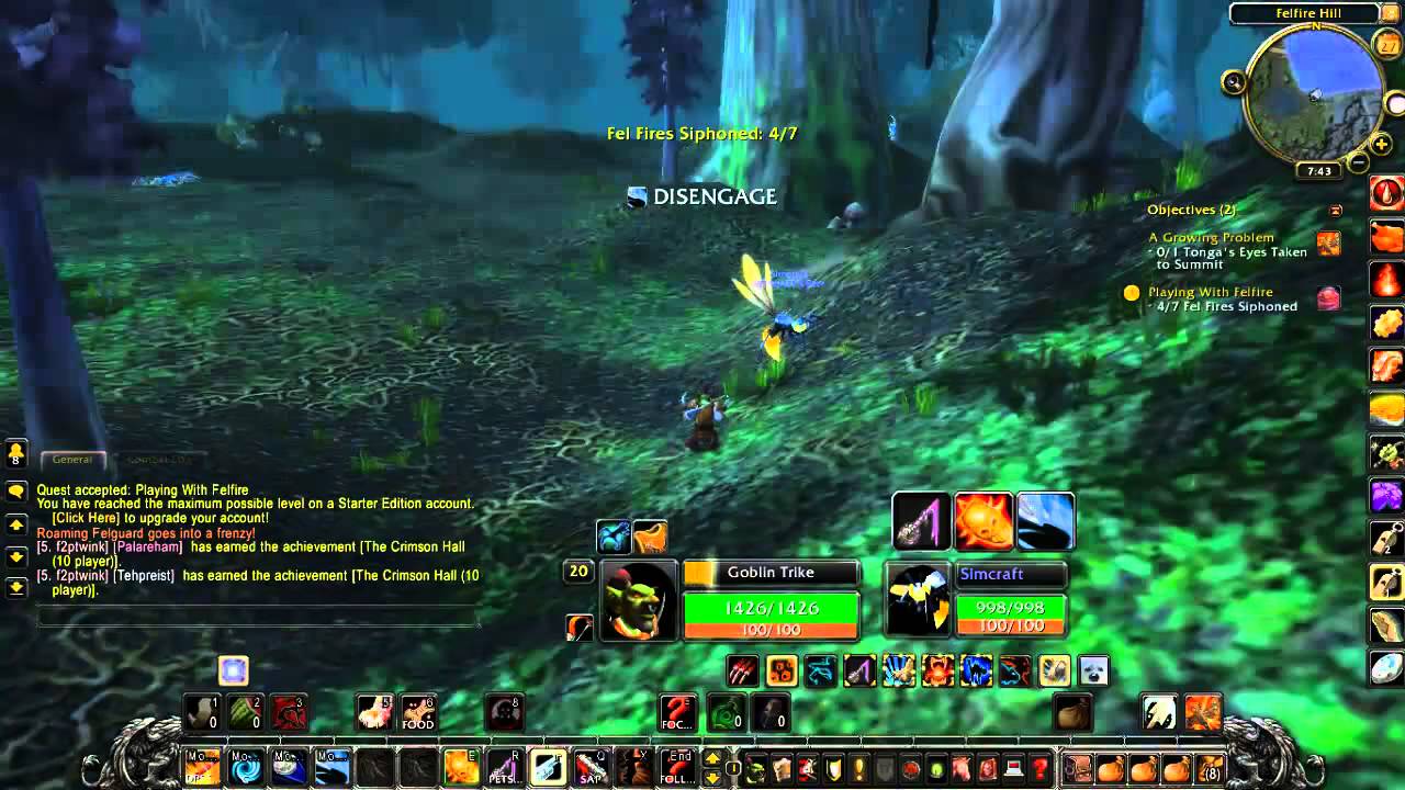 Playing With Felfire - World of Warcraft Quest - YouTube