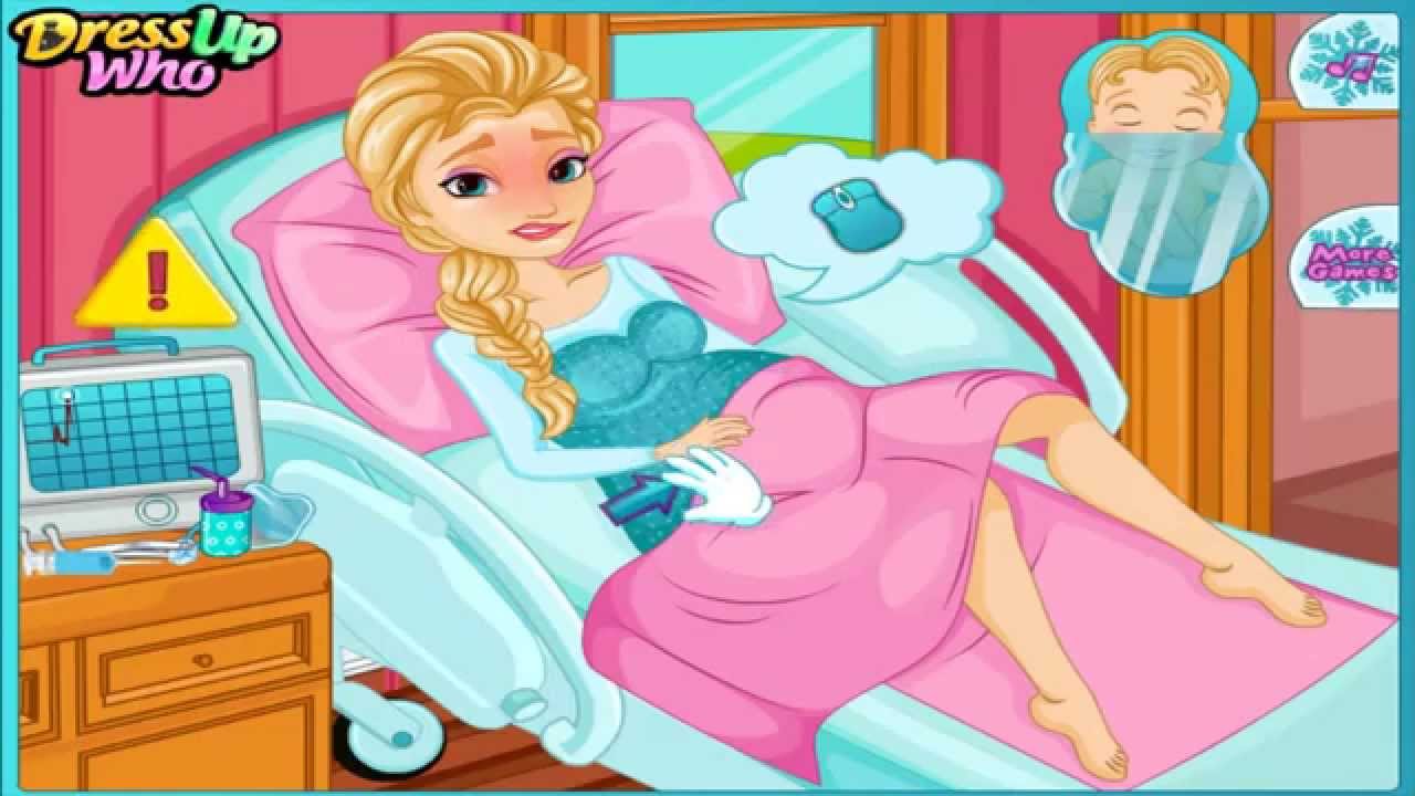 Disney Frozen Princess- Frozen Elsa Gives Birth- Games For Girls HD ...