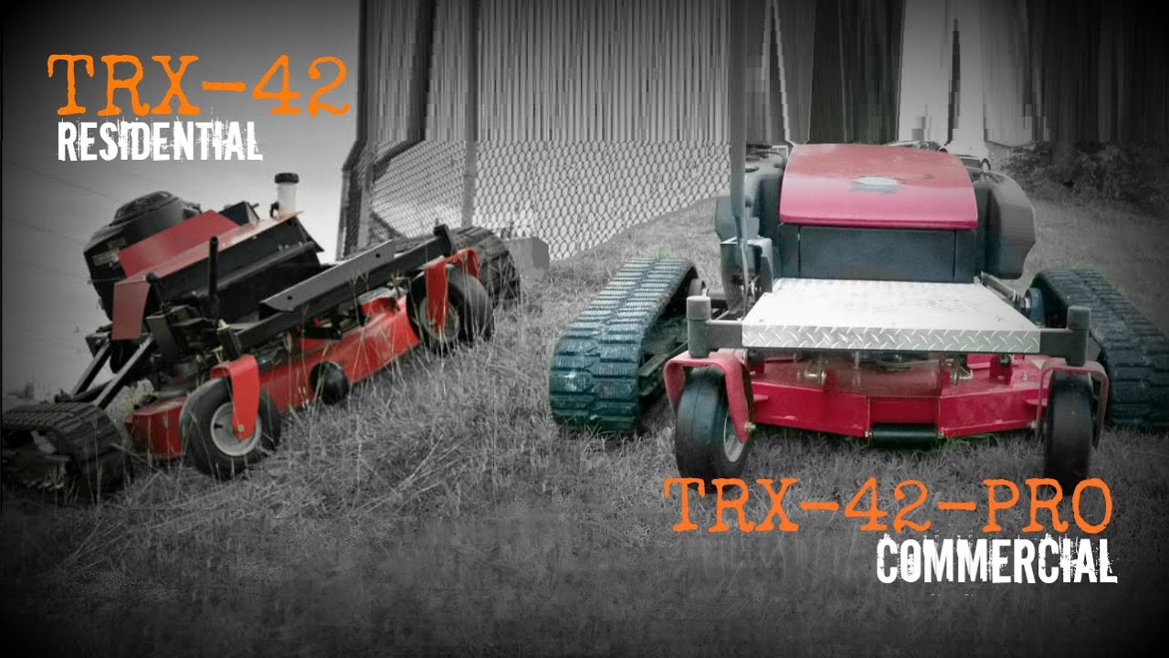 Summit TRX Series Remote Control Slope Mowers - YouTube