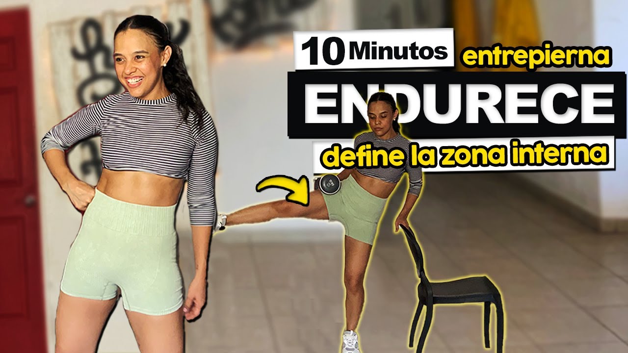 10 MINUTOS ENTREPIERNA ENDURECE ASÍ TABATA- EJERCICIOS FLACIDEZ MUSLO ...