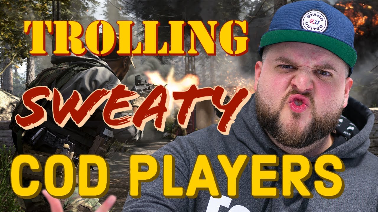 TROLLING SWEATY COMPETITIVE COD PLAYERS 😂 - YouTube