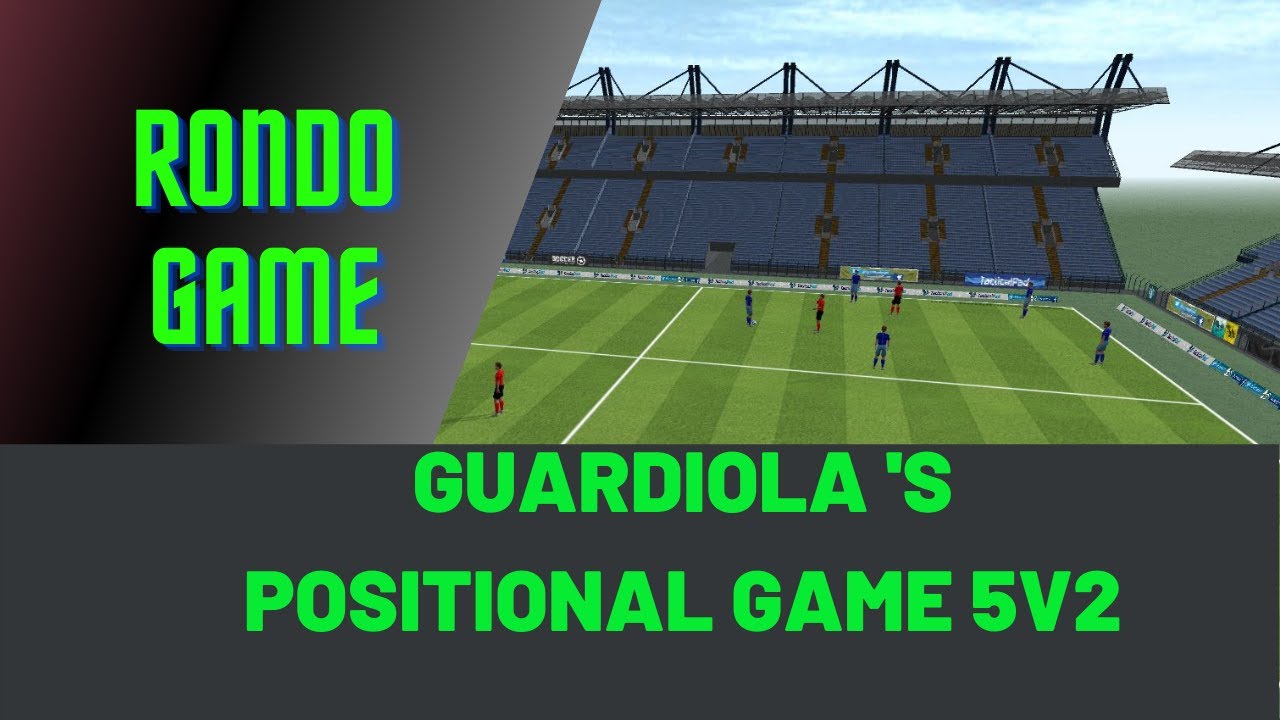 Guardiola's Rondos "5v2" - Pep Guardiola Rondo Game - YouTube