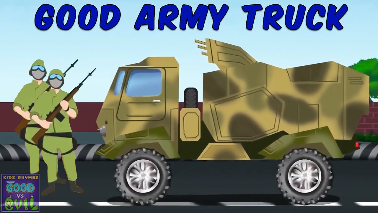 Army Truck Animated Cartoon Videos for kids - YouTube