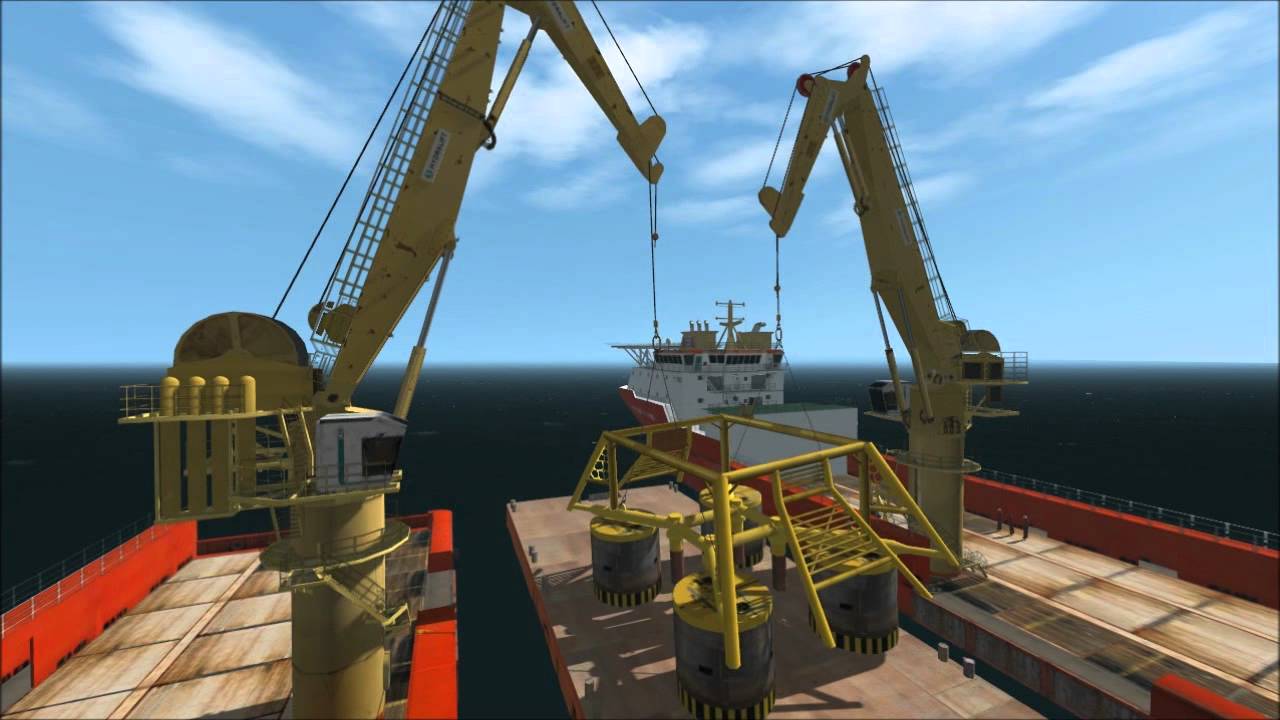 Vortex - Subsea tandem lift of template using two 100T knuckle boom ...