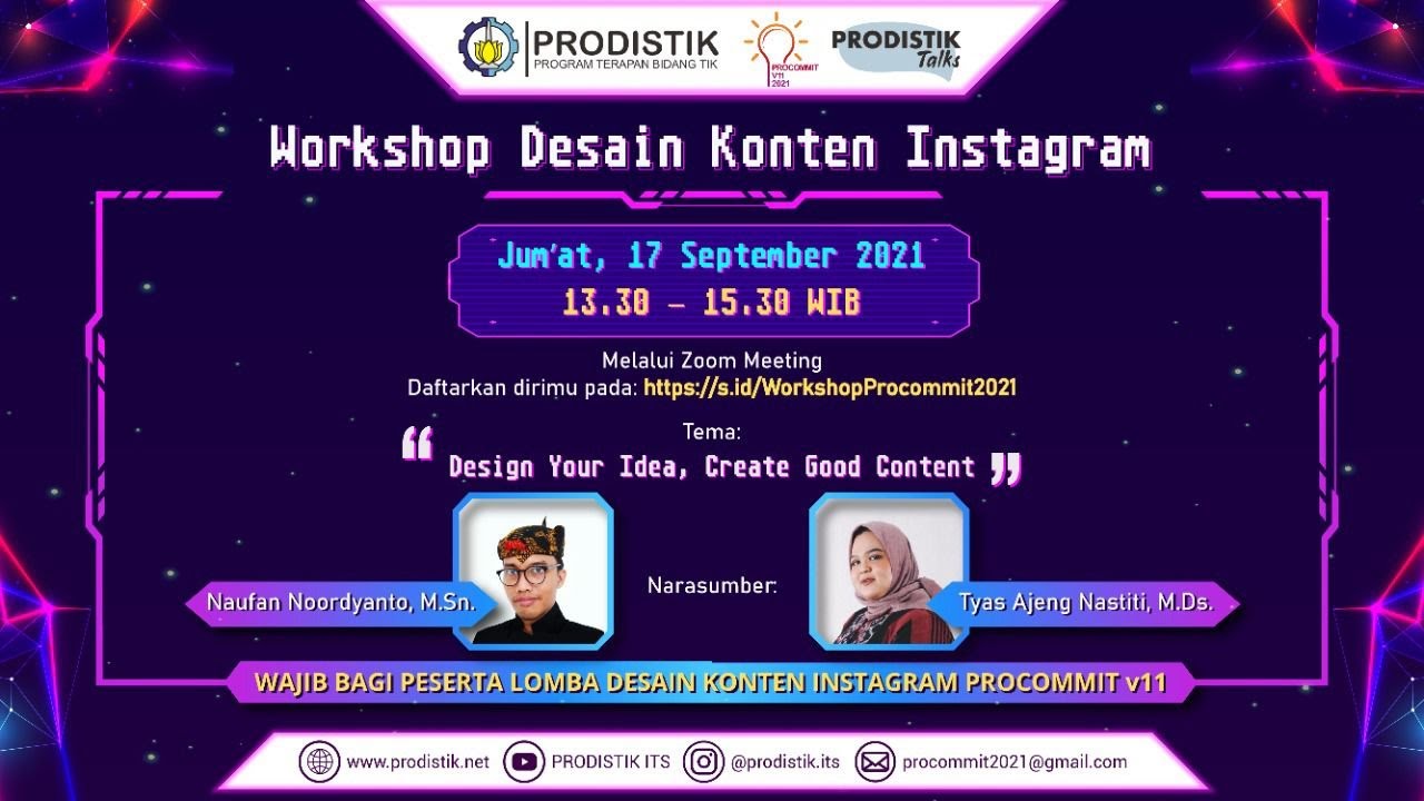 PRODISTIK TALKS: WORKSHOP DESAIN KONTEN INSTAGRAM - YouTube
