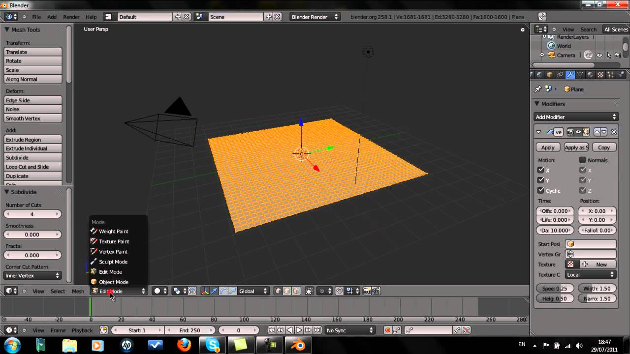 Blender Wave Simulator - YouTube