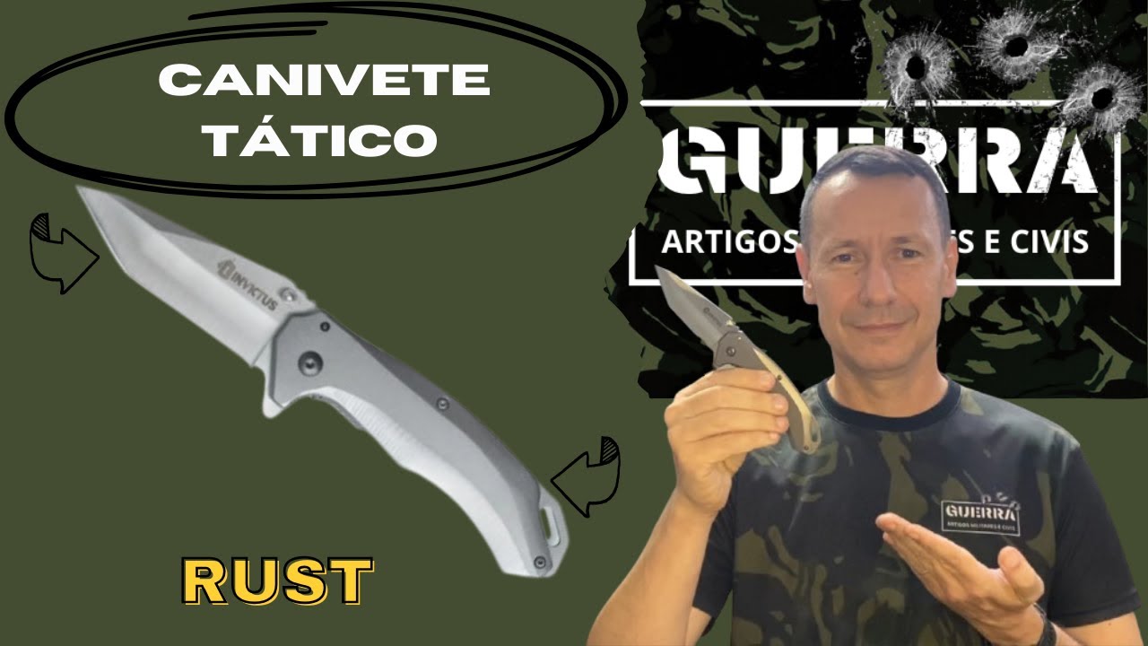 Canivete Tático Rust Invictus - YouTube