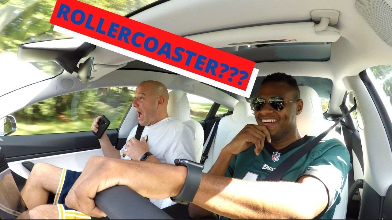 Tesla Model 3 performance 0-60 reaction!! Hilarious!!! - YouTube