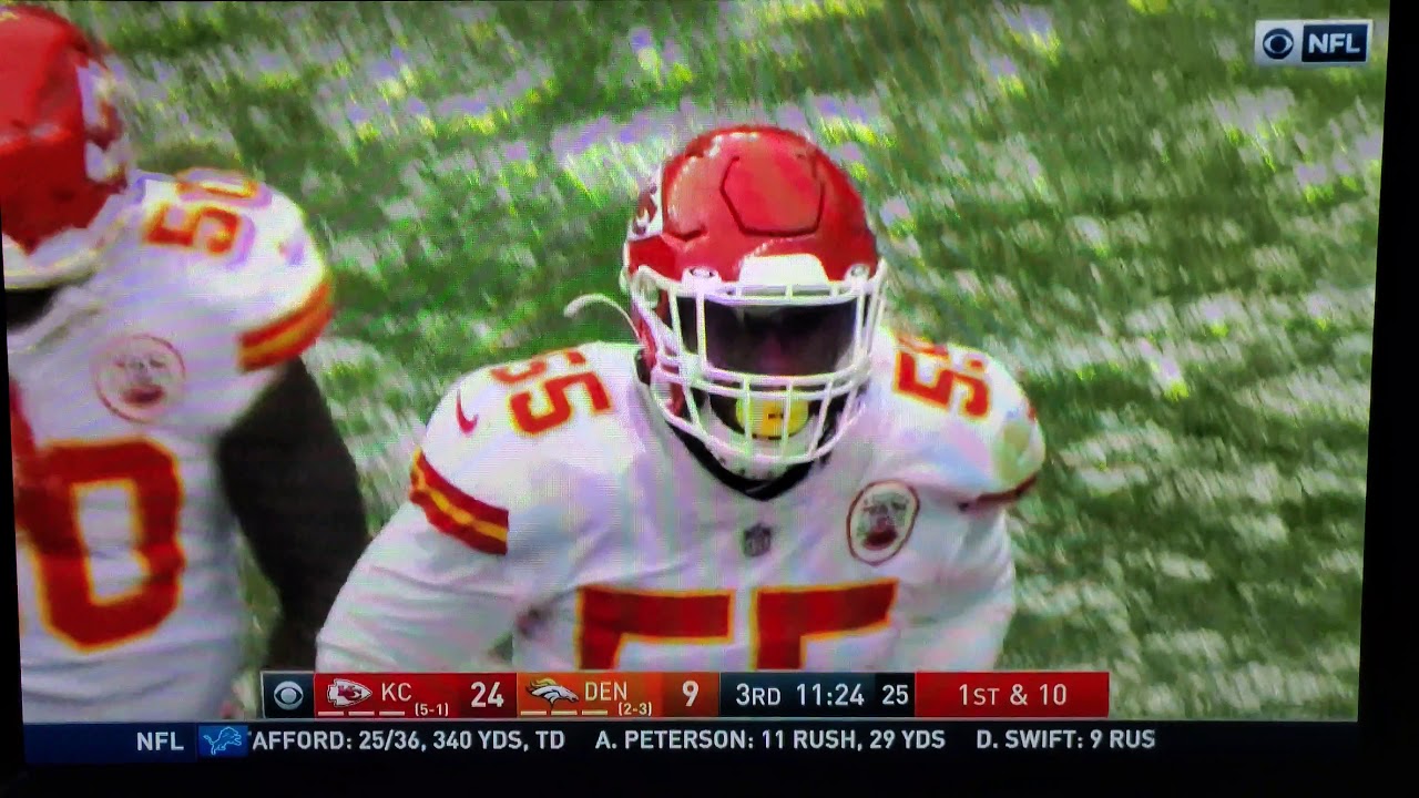 Drew Lock #3 Melvin Gordon #25 flea flicker fumble Broncos/Chiefs - YouTube