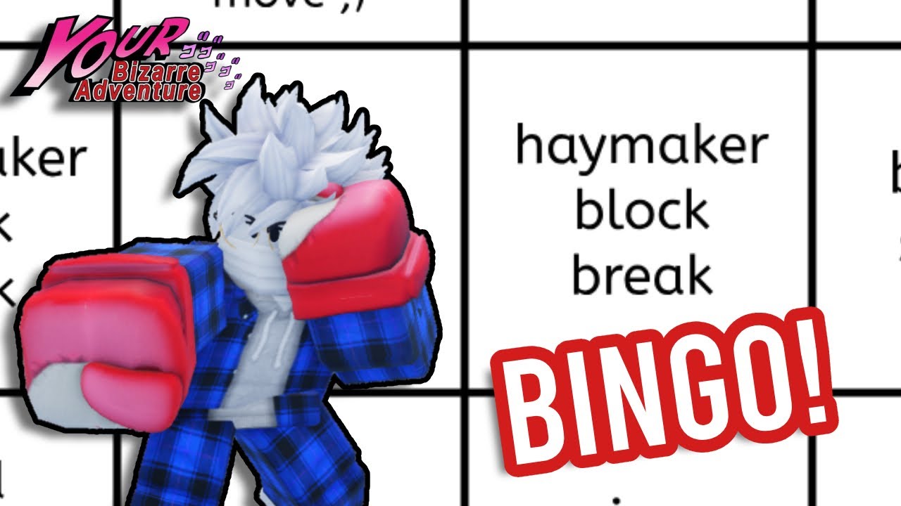 [YBA] Boxing 1v1 Bingo! (Jioufen's Version) - YouTube