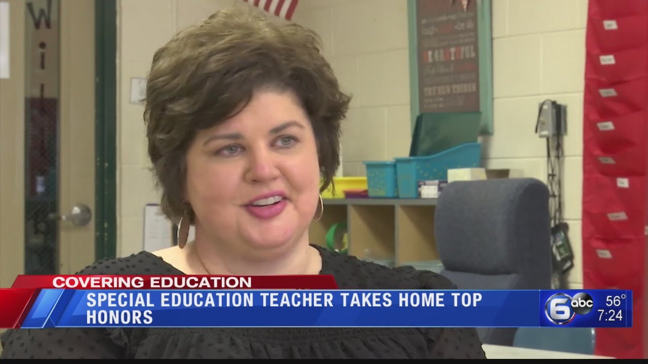 Special education teacher takes home top honors - YouTube
