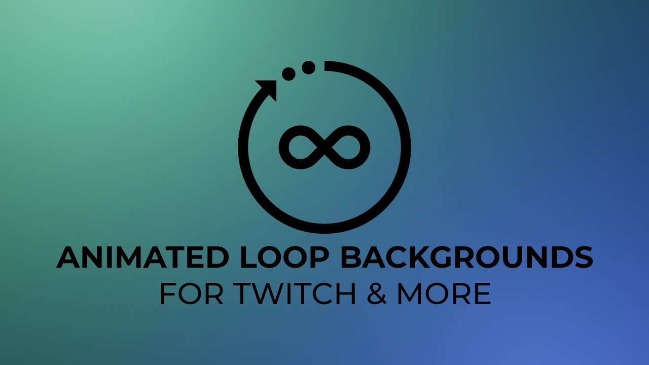 Free Animated Background Loop for Twitch | No. 2 | For #OBS and other ...