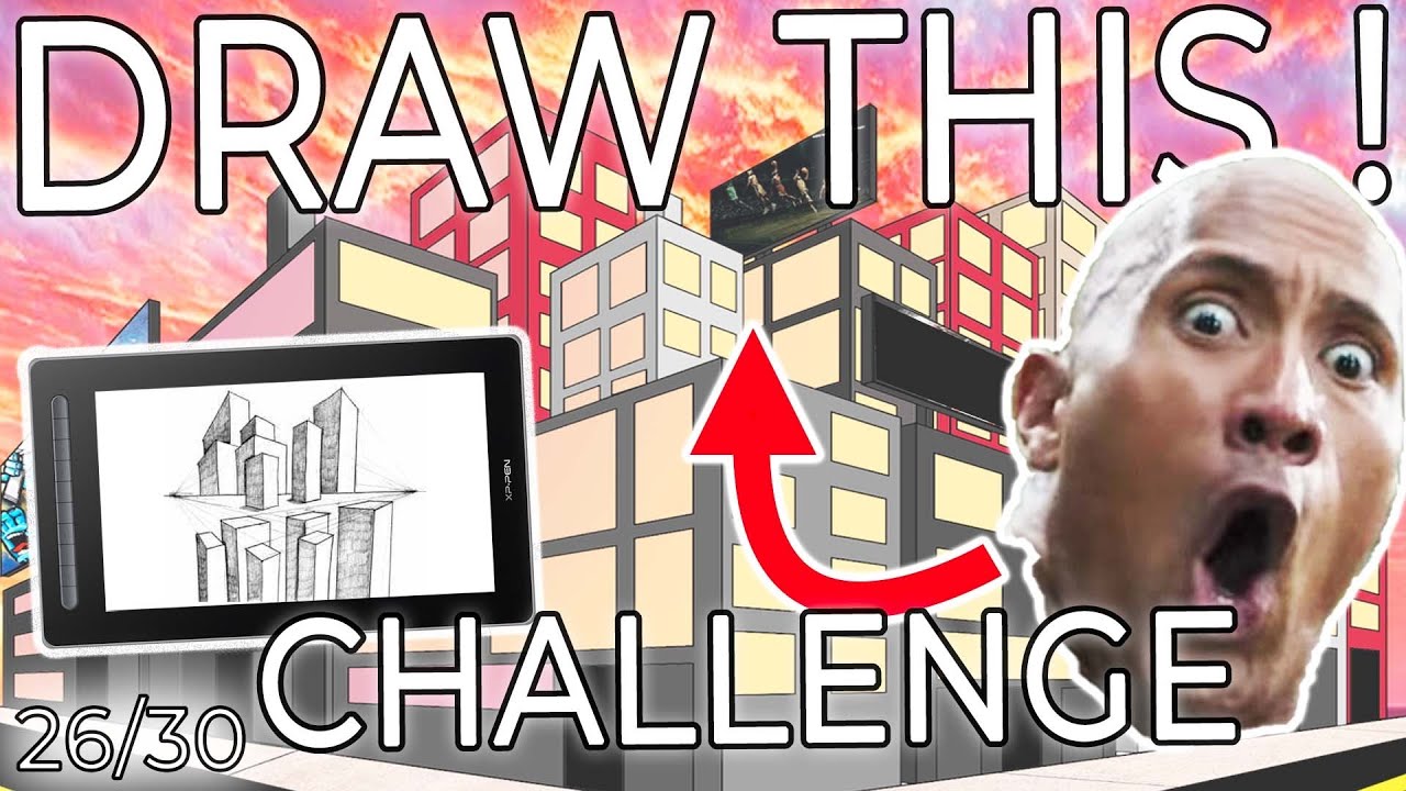 Draw this reflection challenge! 26/30 - YouTube
