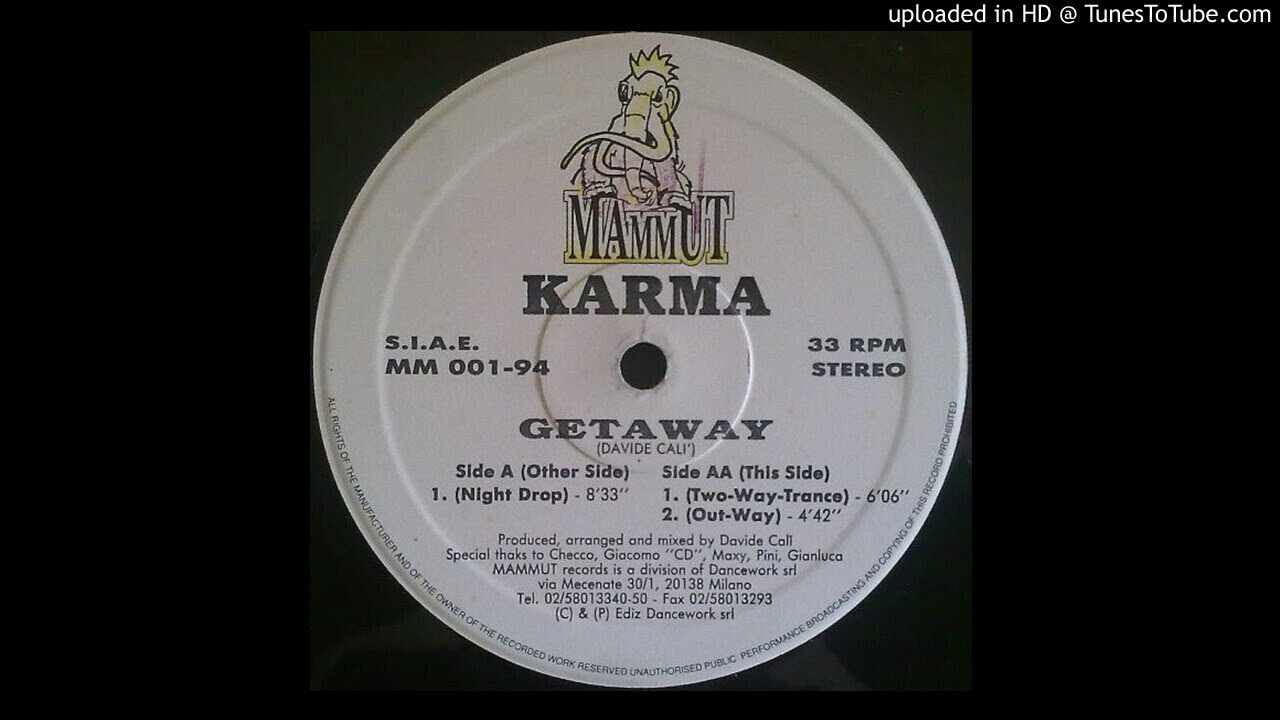 Karma - Getaway (Two Way Trance) [1994] - YouTube