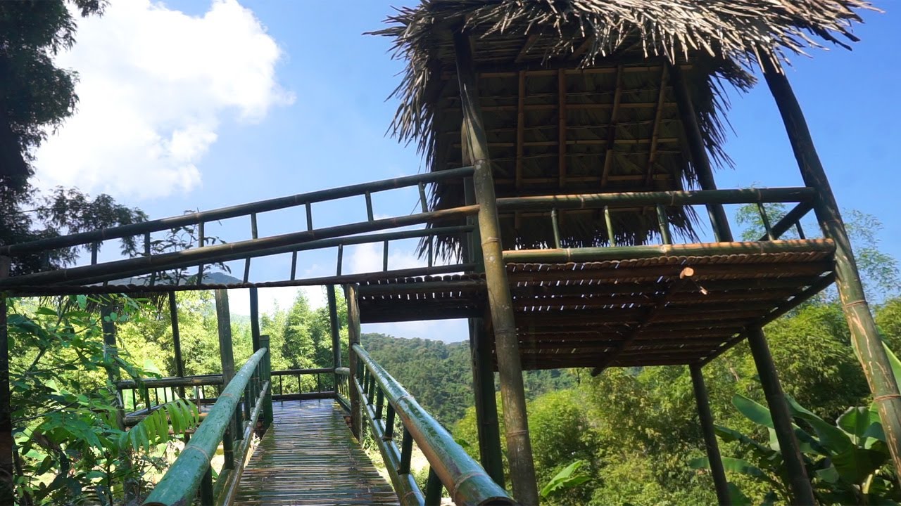 Complete the rest hut next to the camp to relax after working days and ...