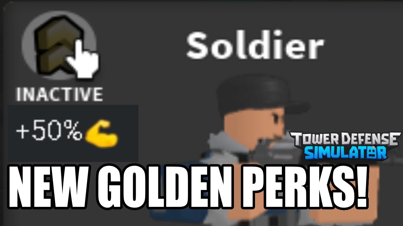 New Cool TDS Update [BUFF towers with Golden Perks] - YouTube