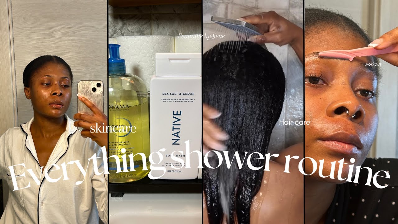 MY EVERYTHING SHOWER ROUTINE 2025 feminine hygiene, self care tips ...