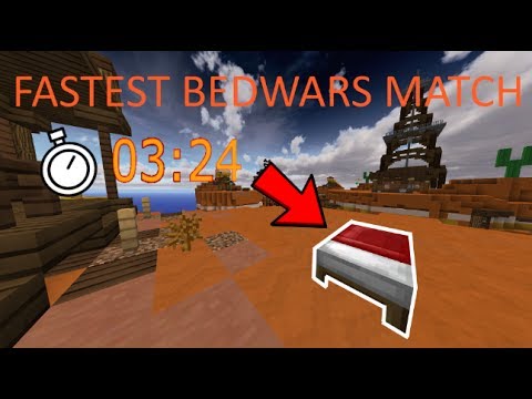 the fastest bedwars win ever! - YouTube