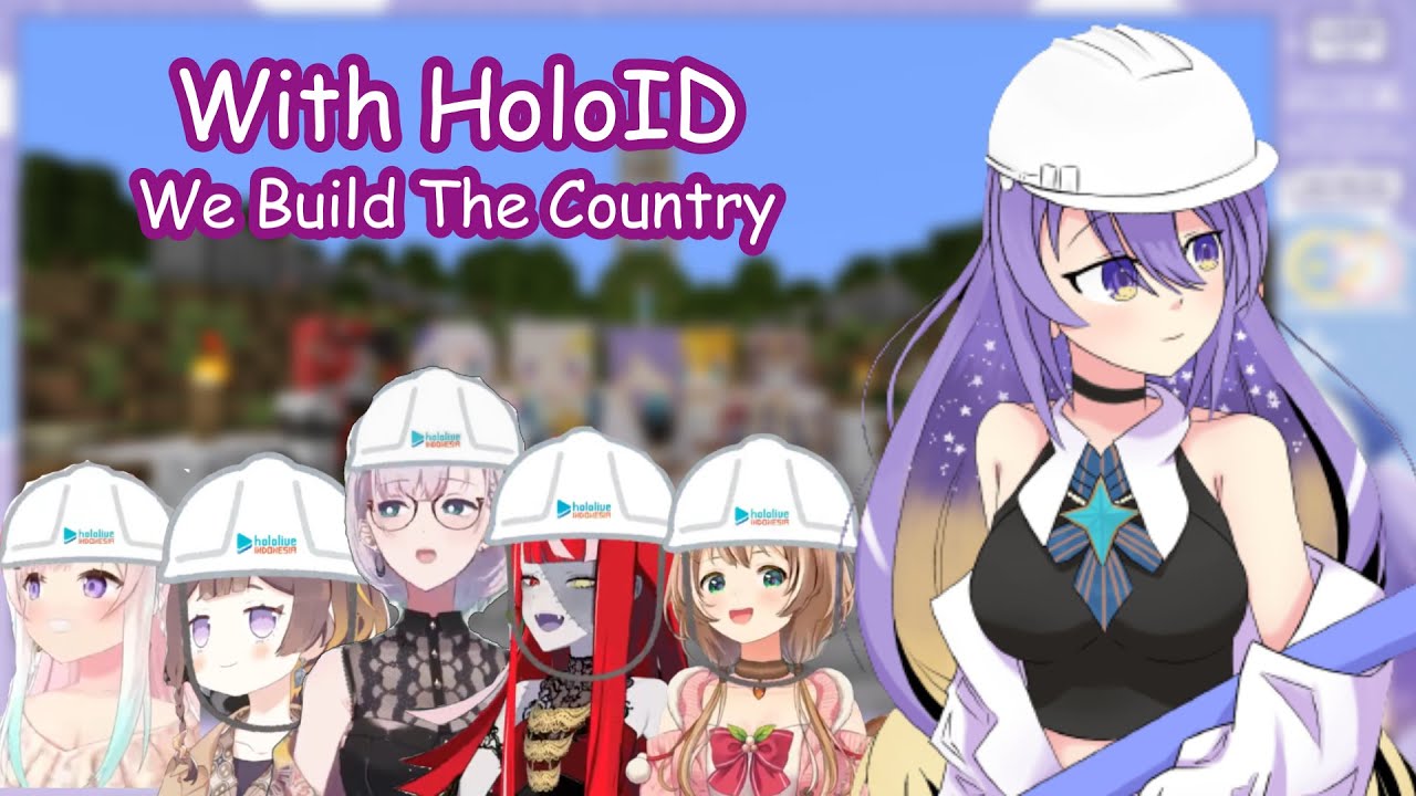 Touring The HoloID Minecraft Server [Hololive ENG SUB] - YouTube