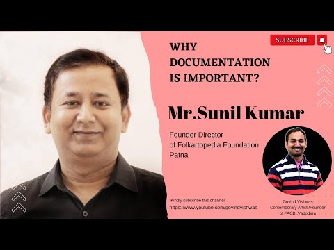 A Talk with Mr.Sunil Kumar Founder Director of @folkartopedia5231 ...