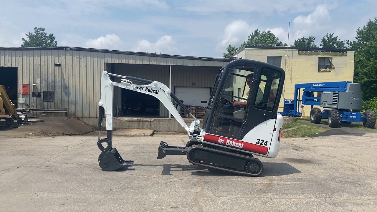 2012 BOBCAT 324M MINI EXCAVATOR! - YouTube