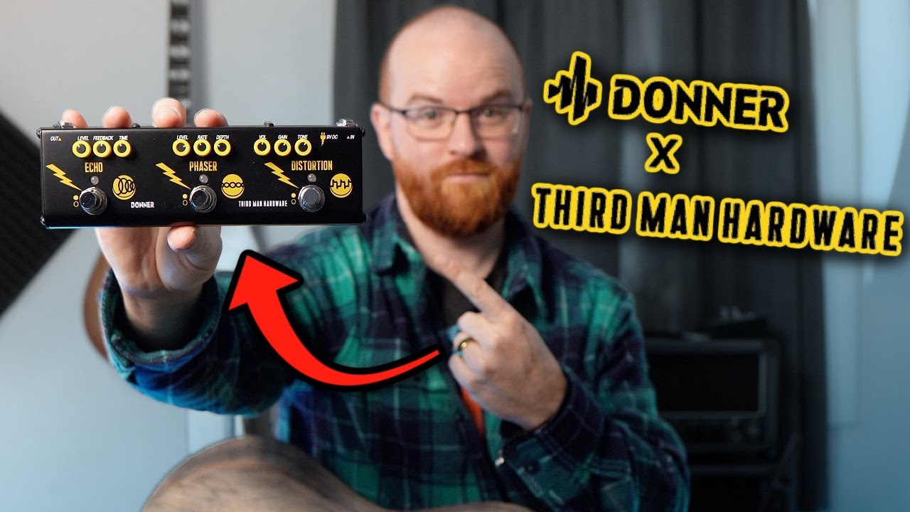 Donner x Triple Man Hardware TRIPLE THREAT Multi-Effects Pedal! - YouTube