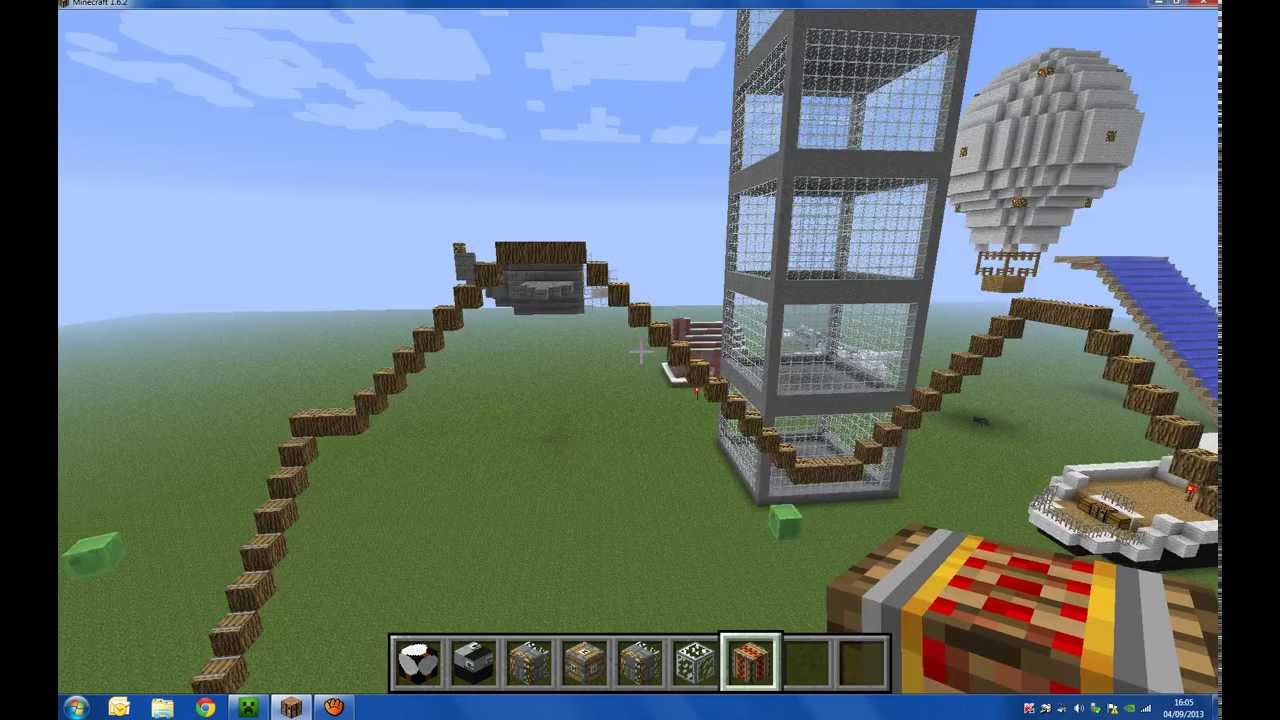 Minecraft Instant Massive Structures mod [1.6.2] - YouTube