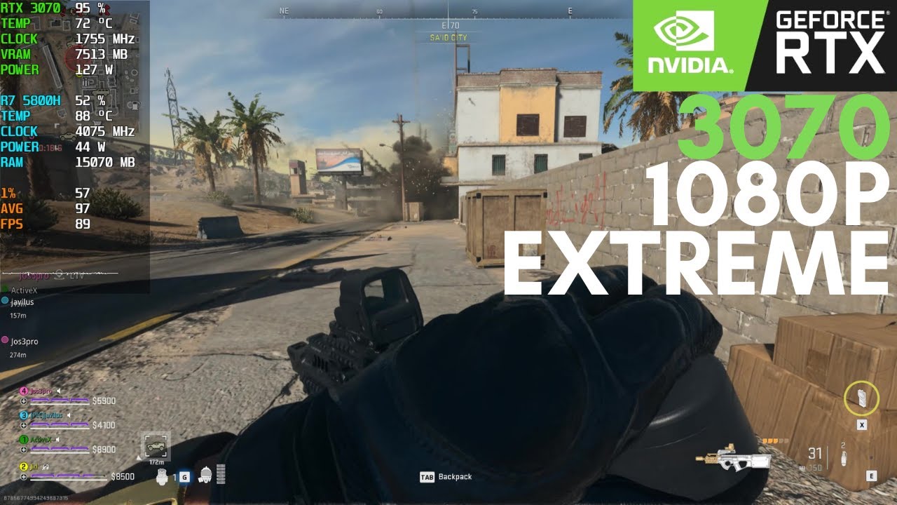 Warzone 2 (Season 3) - Legion 5 (3070/5800h) - Extreme Settings - YouTube