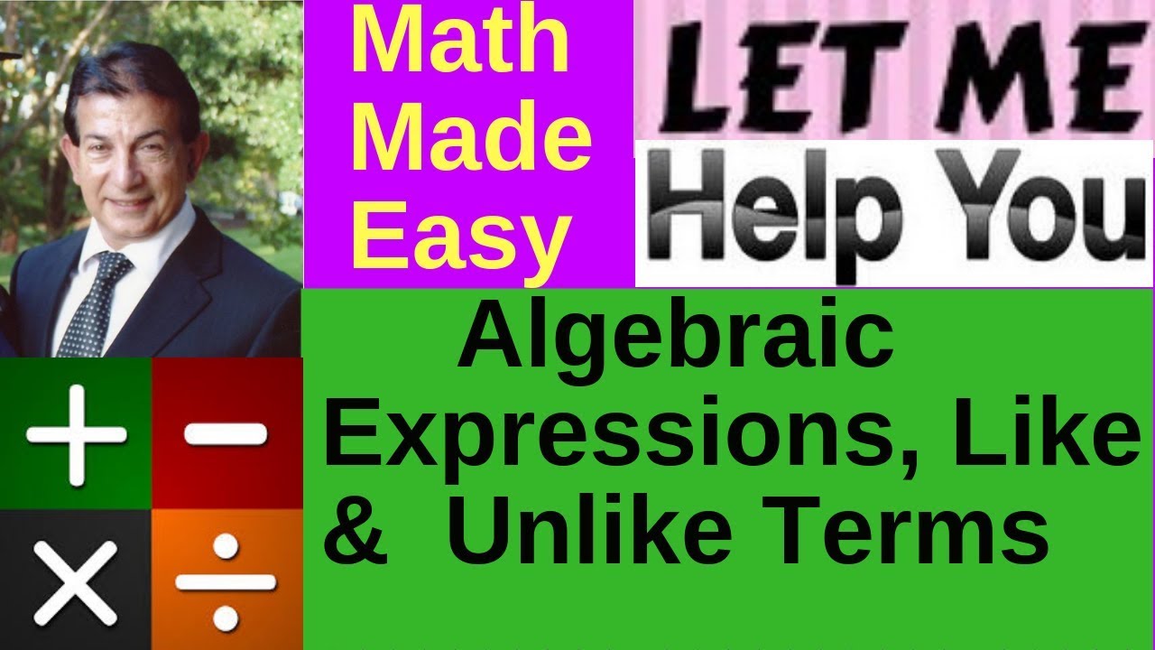 Algebraic Expressions Like Terms Unlike Terms YouTube algebraic-expressions-like-terms-unlike-terms-youtube