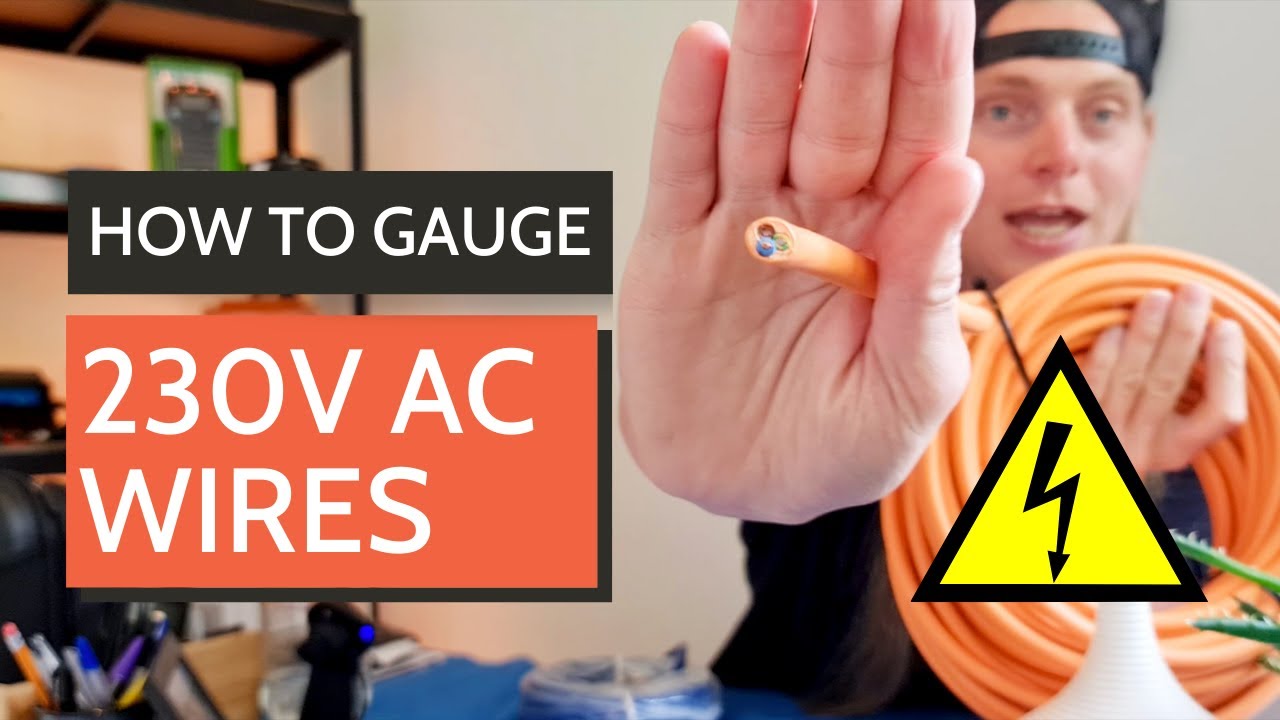 230V AC Cable and Wire Gauge | Tiny Build Electrics - YouTube