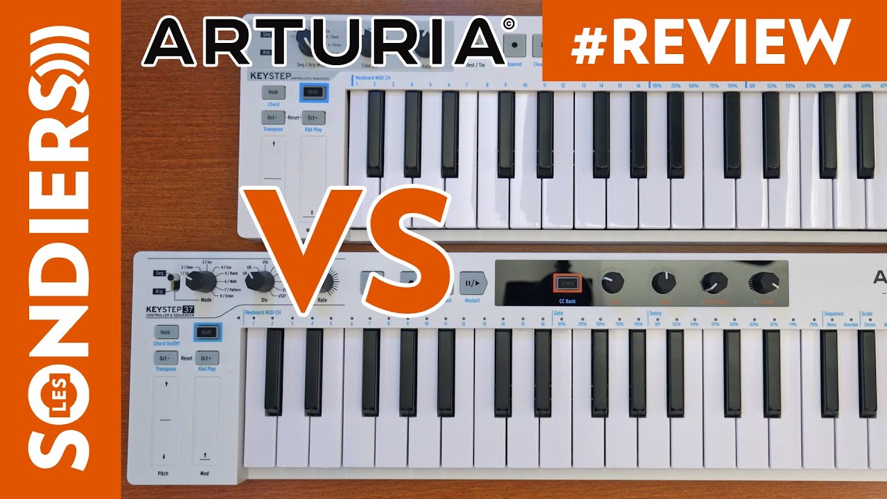 ARTURIA KEYSTEP 37 VS KEYSTEP 32 - Tout ce qui change - YouTube
