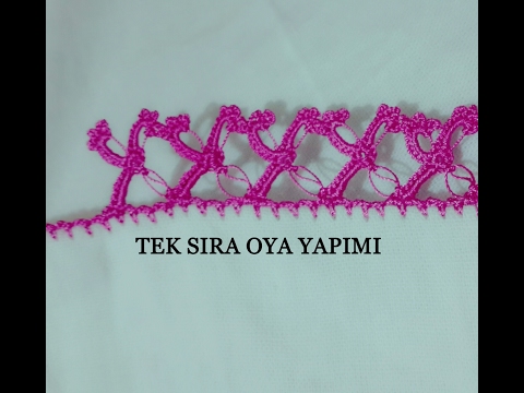 173 Tek Sıra Oya Yapımı
