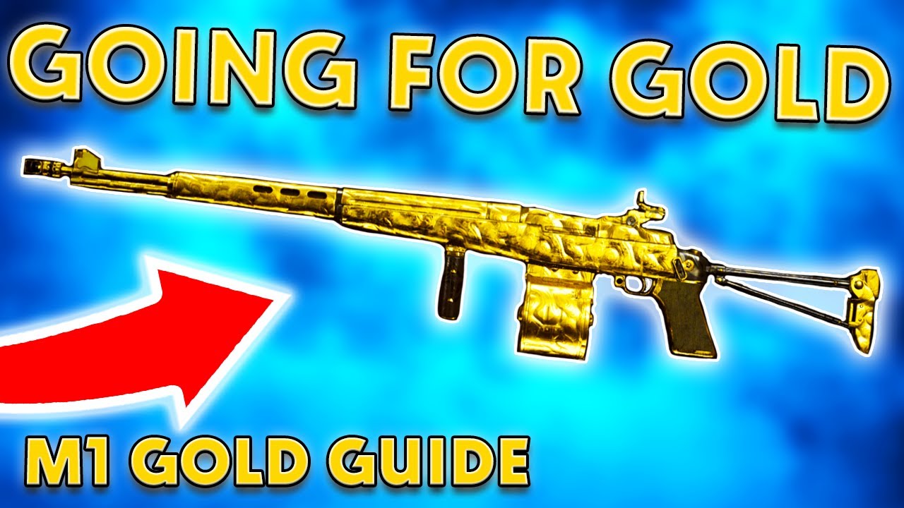 FASTEST WAY TO GET M1 GARAND GOLD | GOLD CAMO GUIDE – COD VANGUARD ...