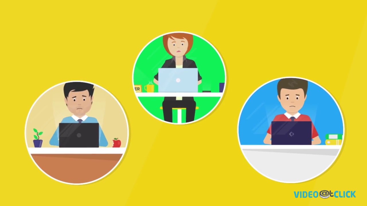 Online Human Resource Platform Video | 2D Cartoon Animation ...